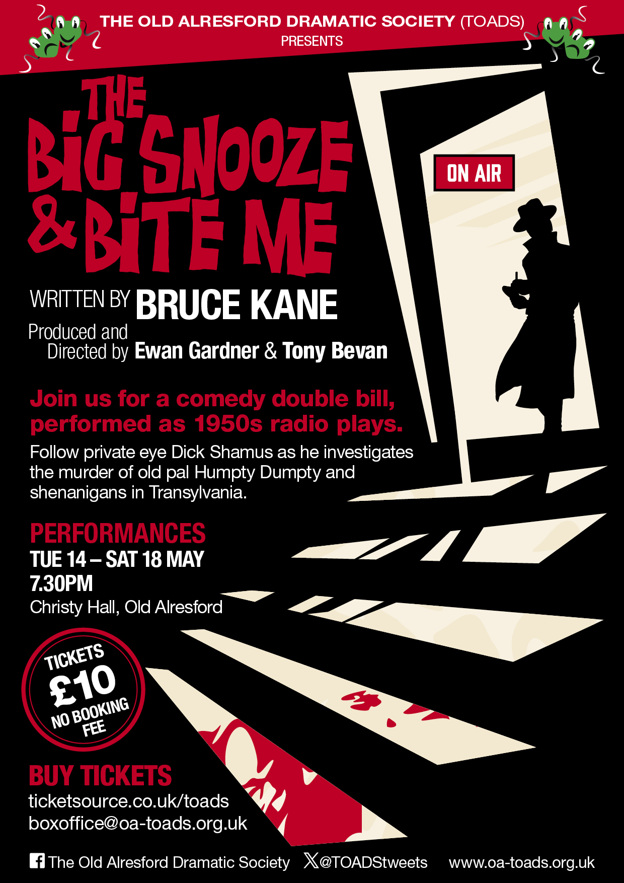 2024 Spring Show – “The Big Snooze” & “Bite Me” – TOADS – The Old ...